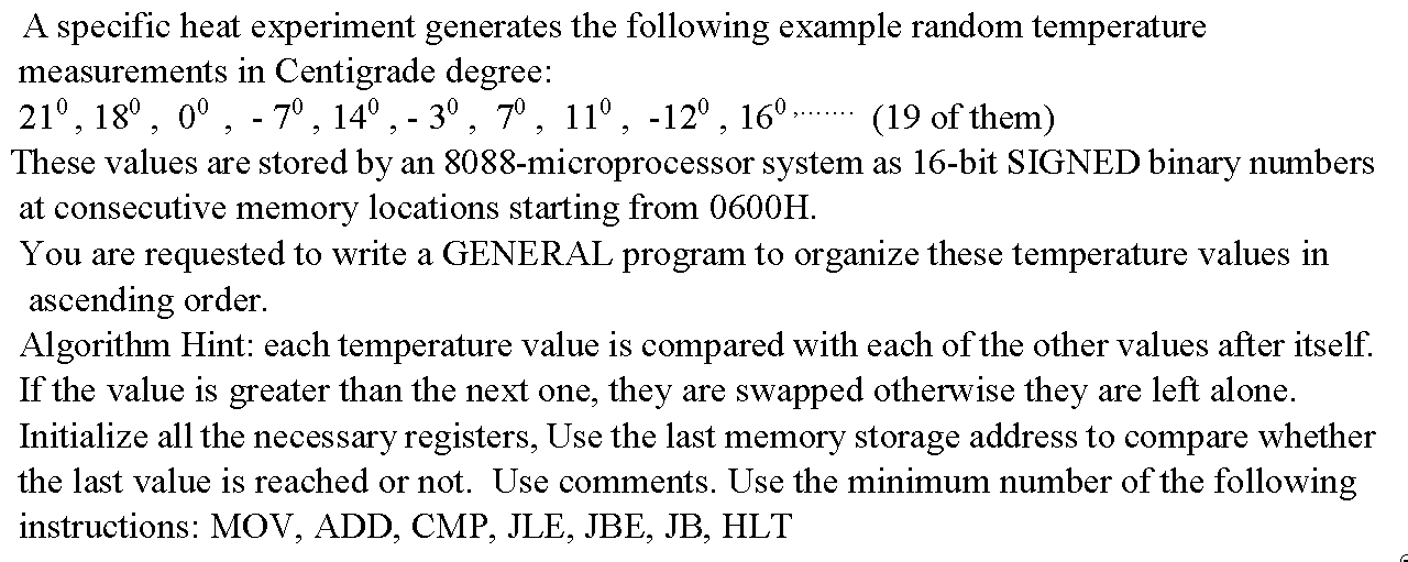 Solved A specific heat experiment generates the following | Chegg.com