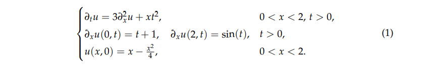 Solved Consider the following heat equation with the Neumann | Chegg.com