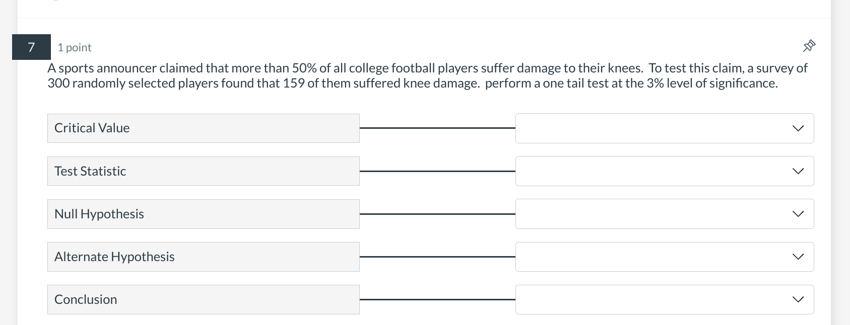 Solved OPTIONS:A. P>0.50B. Not enough evidence to support | Chegg.com