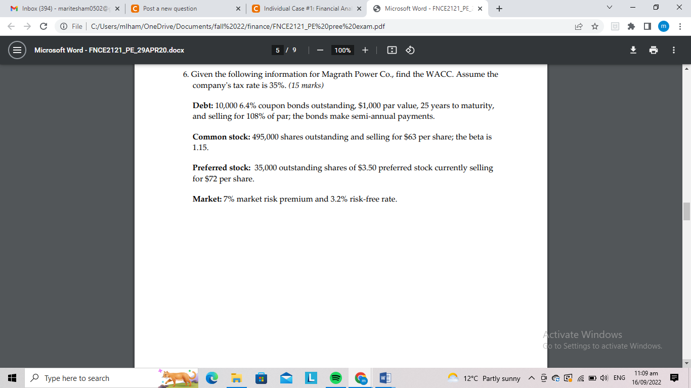 1. Assume the total cost of a university education | Chegg.com