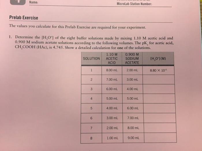 Solved Name: MicroLab Station Number: Prelab Exercise The | Chegg.com
