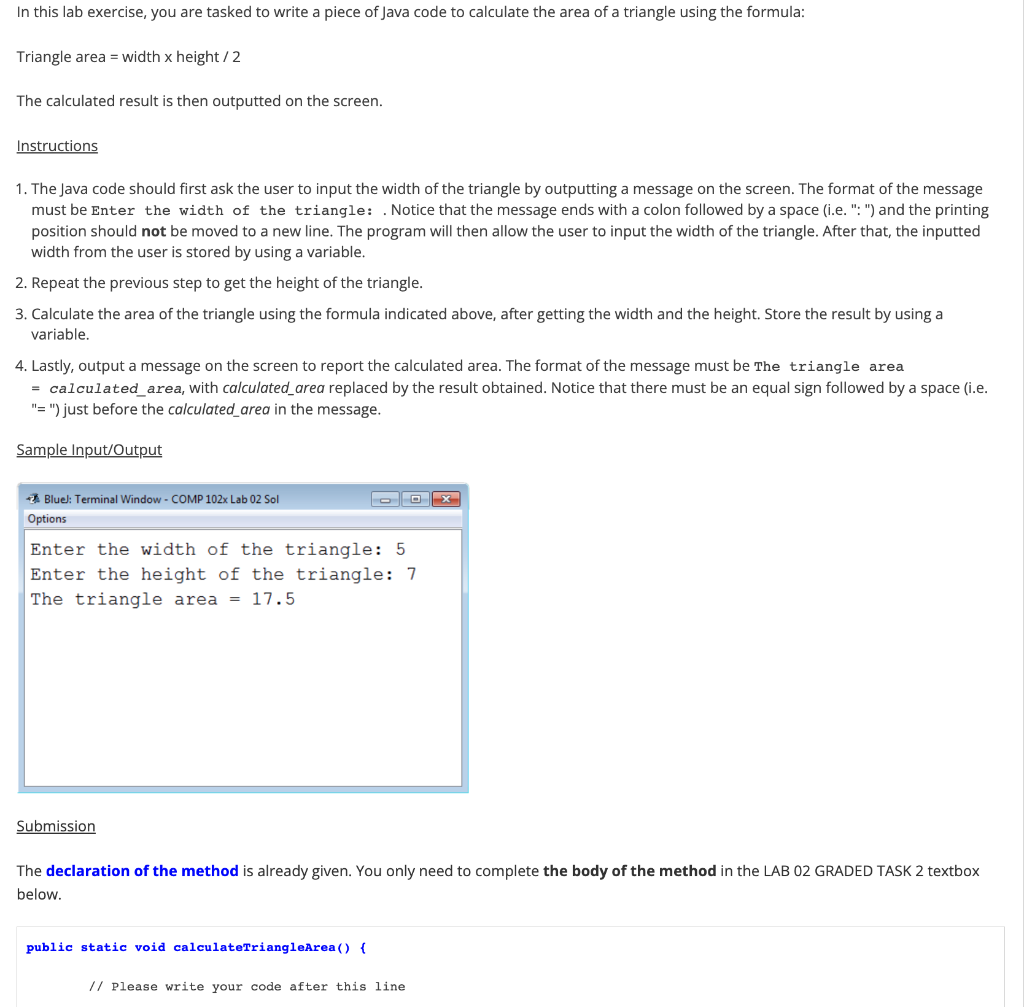 Solved In this lab exercise, you are tasked to write a piece | Chegg.com