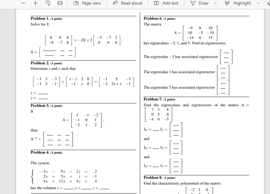 Solved Problem 1,2,3,4,6&7 | Chegg.com