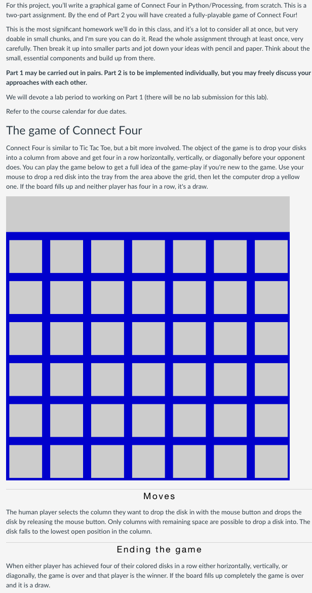 Solved For this project, you'll write a graphical game of | Chegg.com