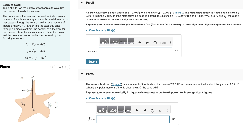 Solved Learning Goal: To be able to use the parallel-axis | Chegg.com