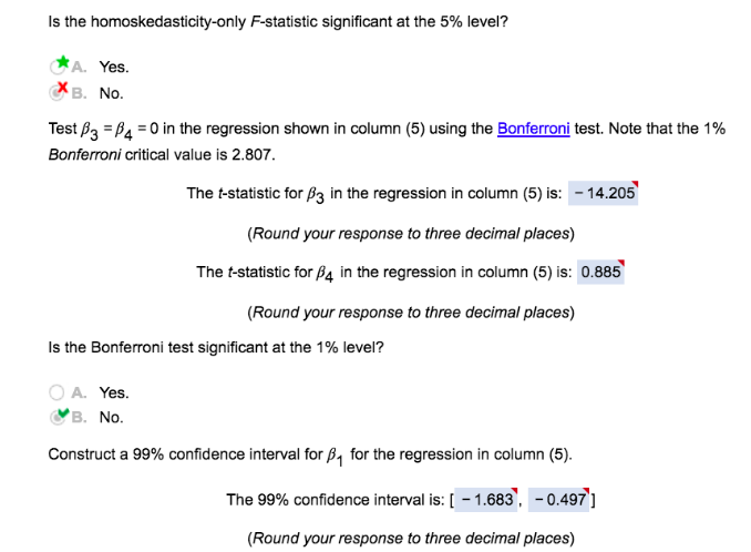 Solved Refer to the table of estimated regressions below, | Chegg.com