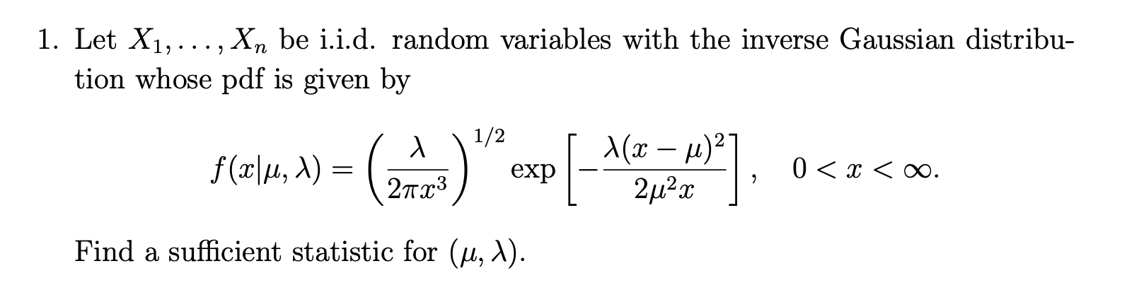 Solved Let X1,…,Xn be i.i.d. random variables with the | Chegg.com