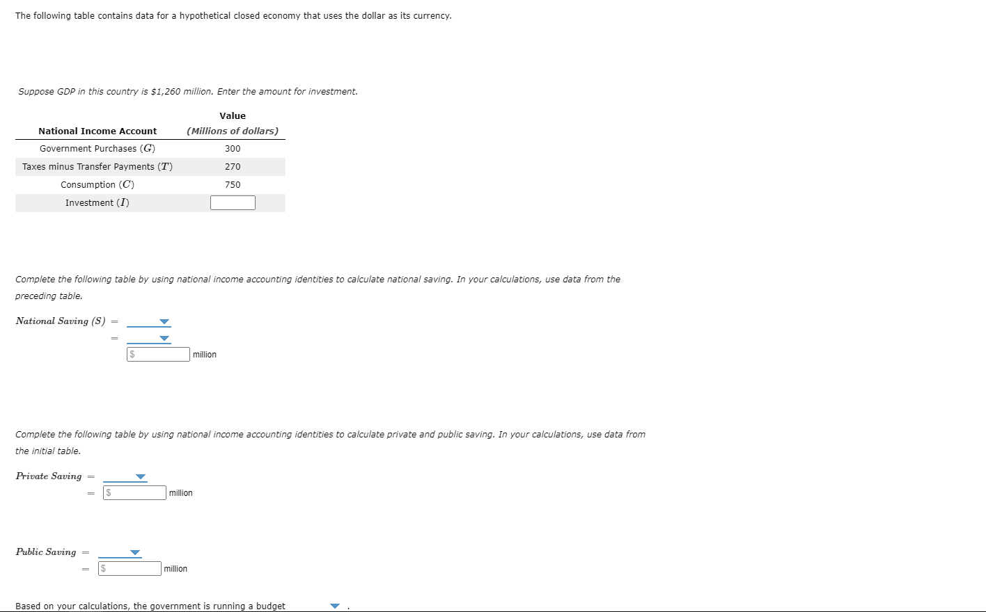 Solved The following table contains data for a hypothetical | Chegg.com