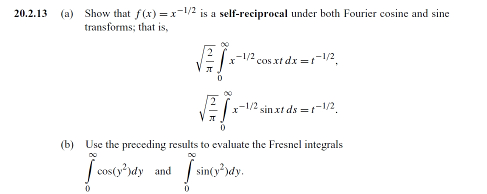 Solved 20 2 13 A Show That Fx 1 Is A Self Reciprocal Under