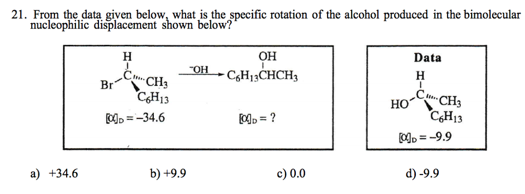 Solved 21. From the data given below, what is the specific | Chegg.com