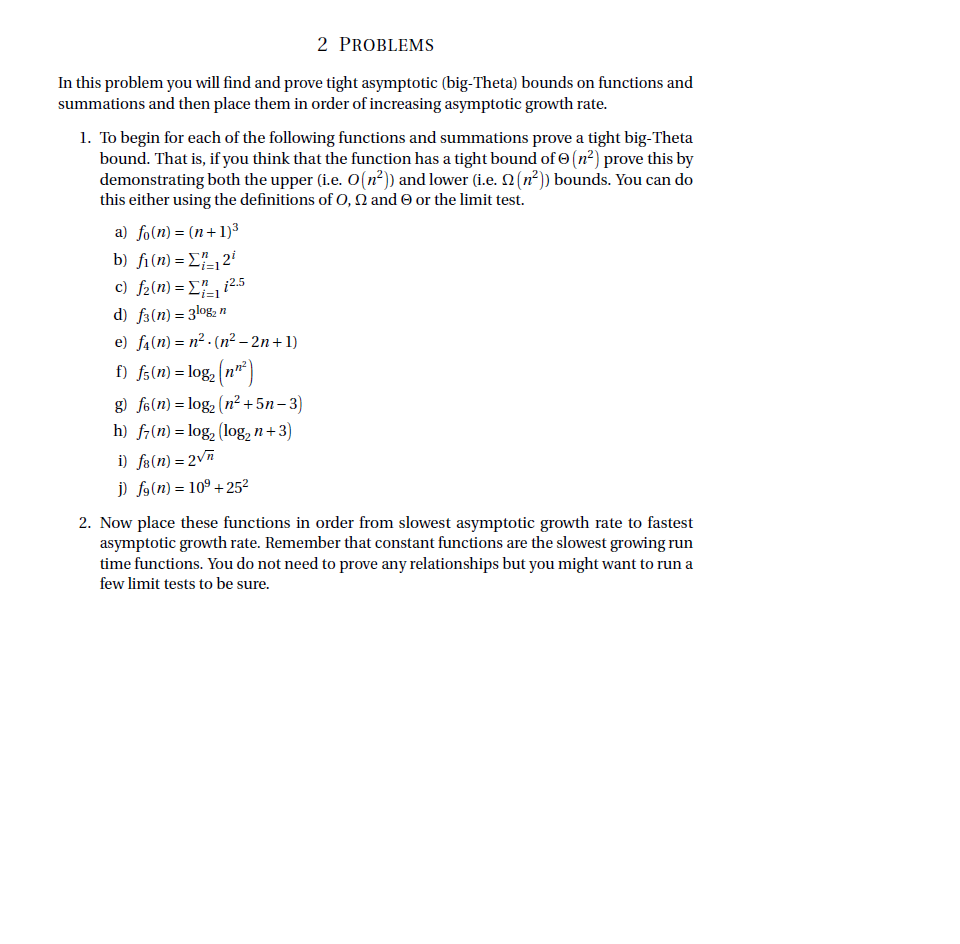Solved 2 PROBLEMS In this problem you will find and prove | Chegg.com