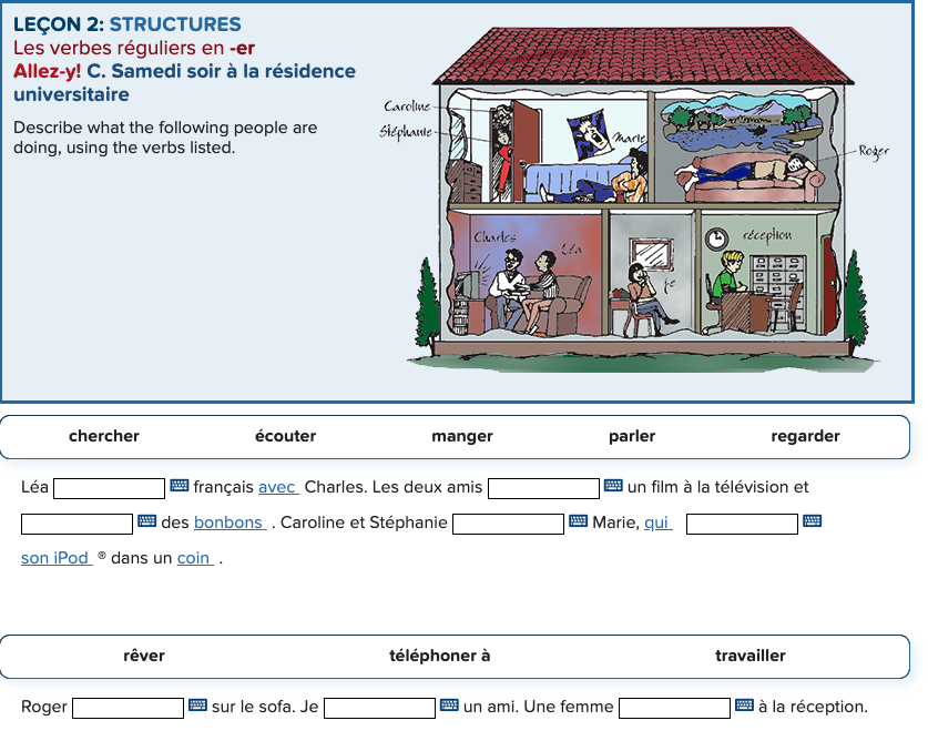 Solved LEÇON 2: STRUCTURES Les verbes réguliers en -er | Chegg.com