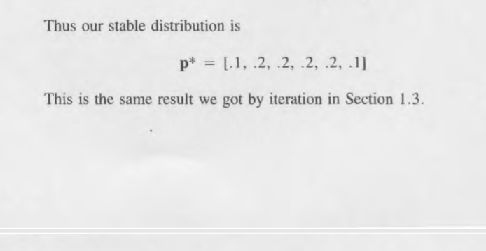Solved 6. Find the stable distribution (as done in Example | Chegg.com