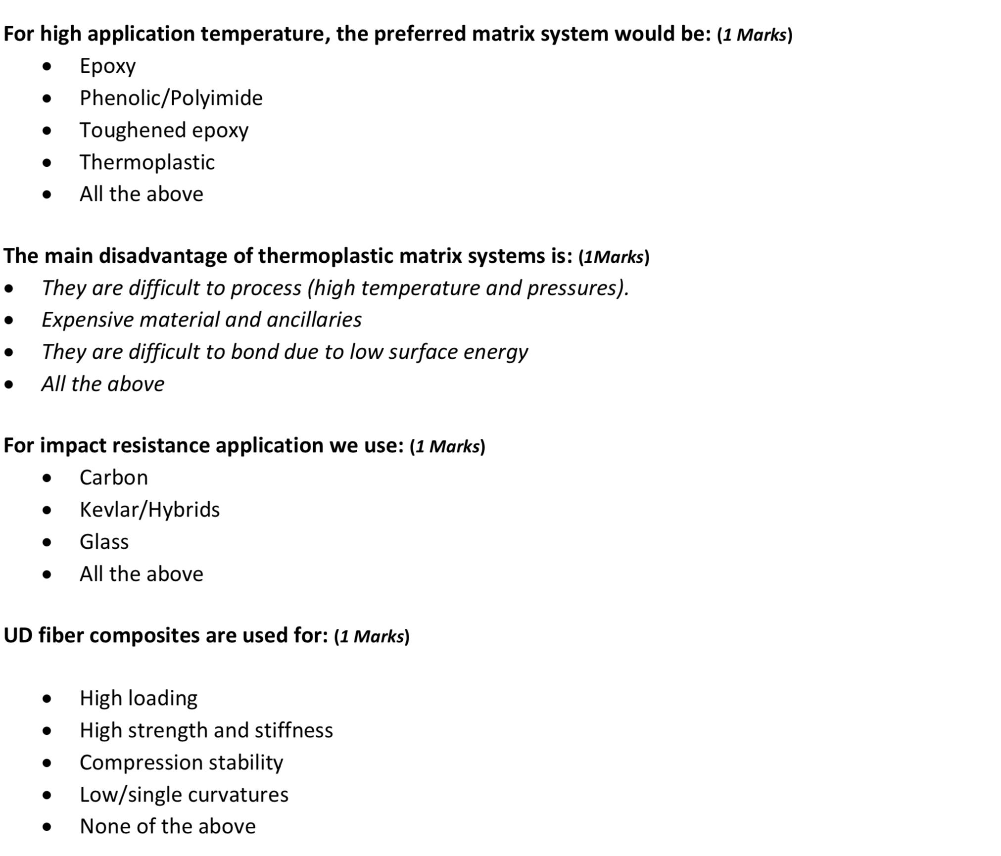 Solved For high application temperature, the preferred | Chegg.com