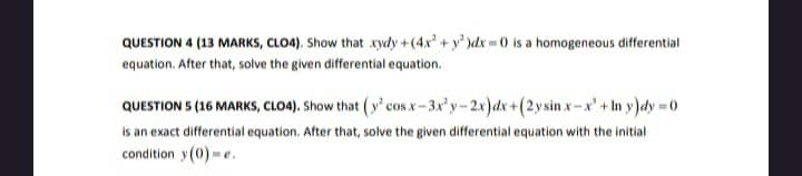 Solved QUESTION 4 (13 MARKS, CLO4). Show that | Chegg.com