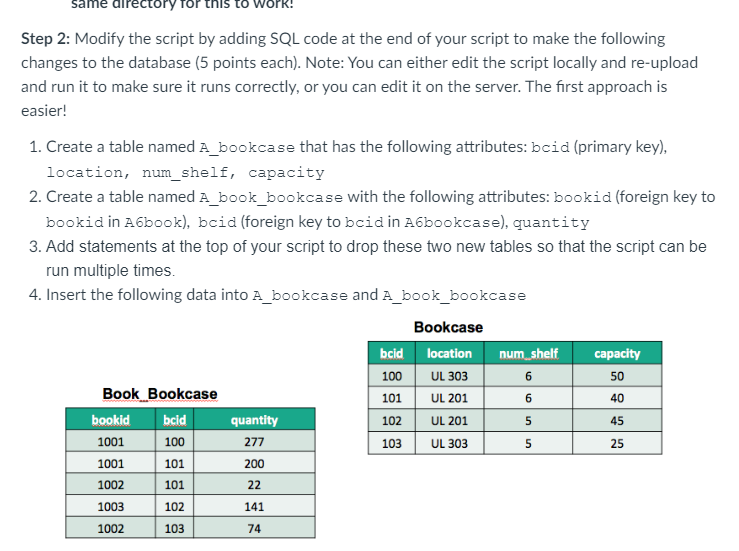 Your task is as follows: customer Step 1: Use the | Chegg.com