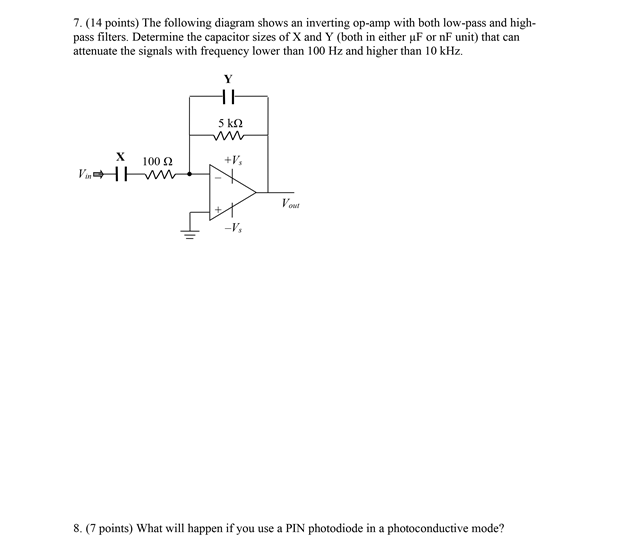 Solved 7. (14 points) The following diagram shows an | Chegg.com Solved 7. (14 points) The following diagram shows an | Chegg.com