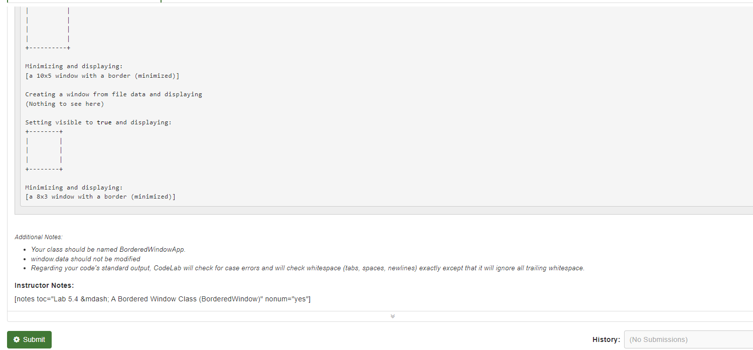Solved Code the following Borderedwindow Subclass of window: | Chegg.com