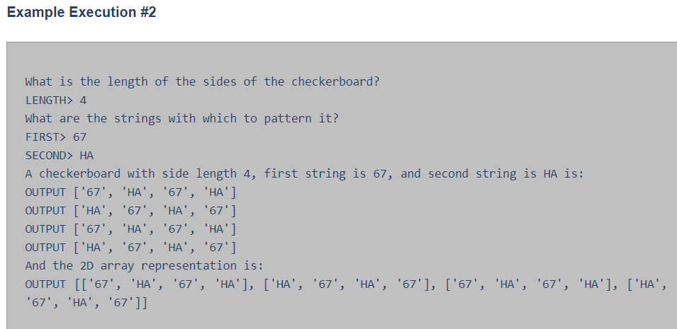 Solved Example Execution #2 What is the length of the sides | Chegg.com