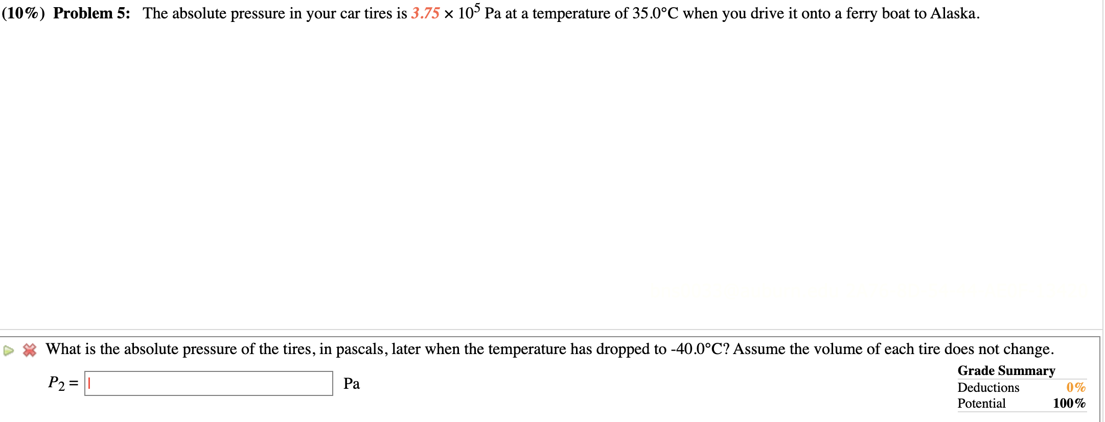 Solved What is the absolute pressure of the tires, in | Chegg.com