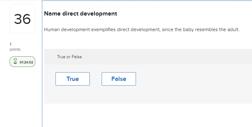 Solved Name direct development 36 Human development | Chegg.com