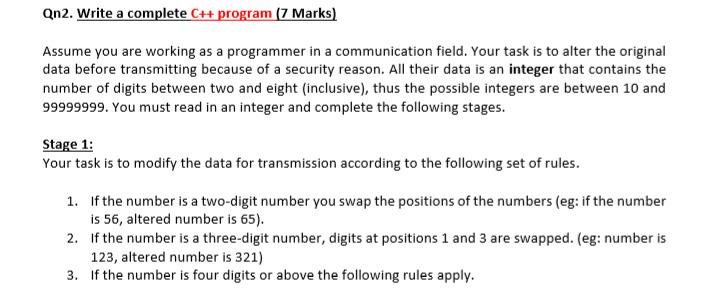 Solved Replace the first digit (first digit is the | Chegg.com