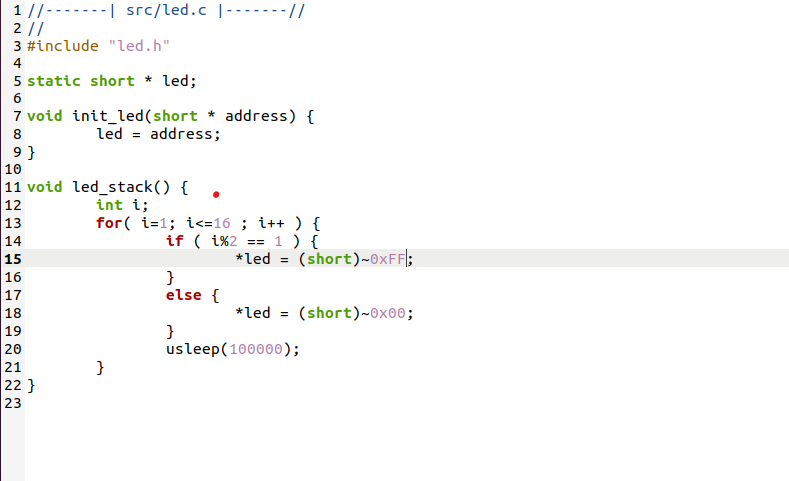 How can you code the LED to turn on odd and even | Chegg.com