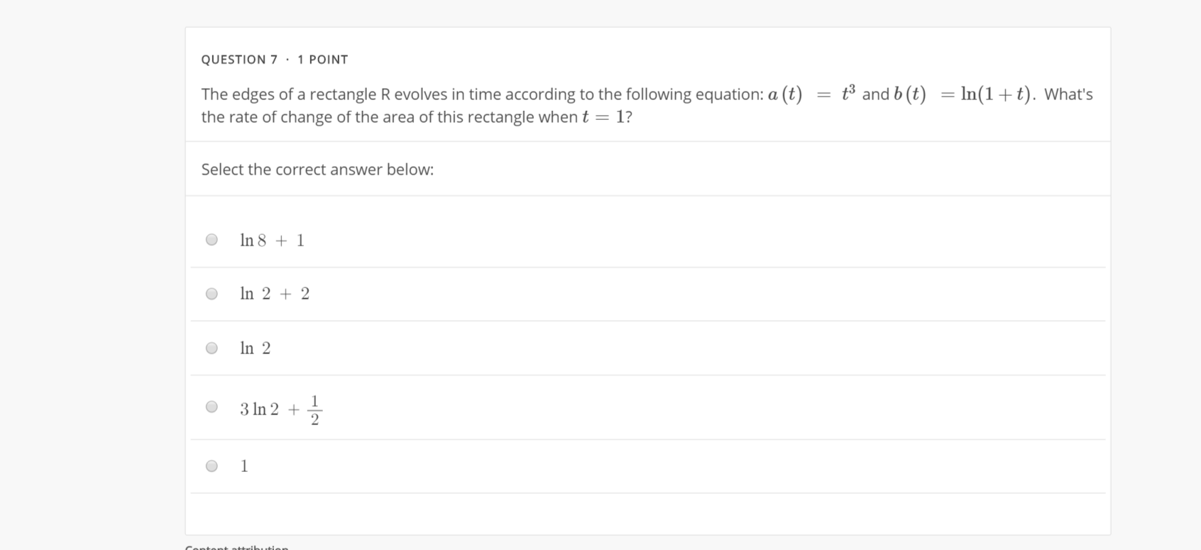 Solved QUESTION 7 · 1 POINT The edges of a rectangle | Chegg.com