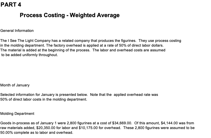 Solved Need help solving part 4 of "I see the Light" | Chegg.com
