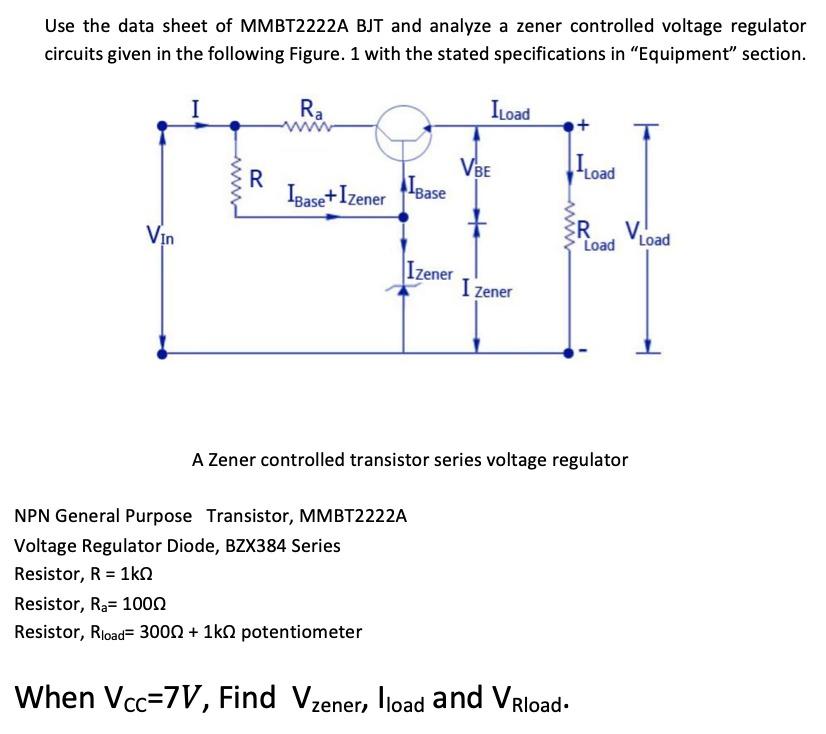 Use the data sheet of MMBT2222A BJT and analyze a | Chegg.com