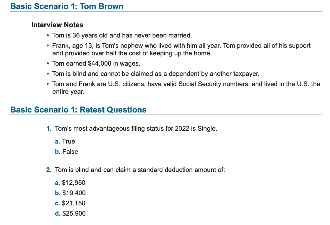 Solved Interview Notes - Tom is 36 years old and has never | Chegg.com