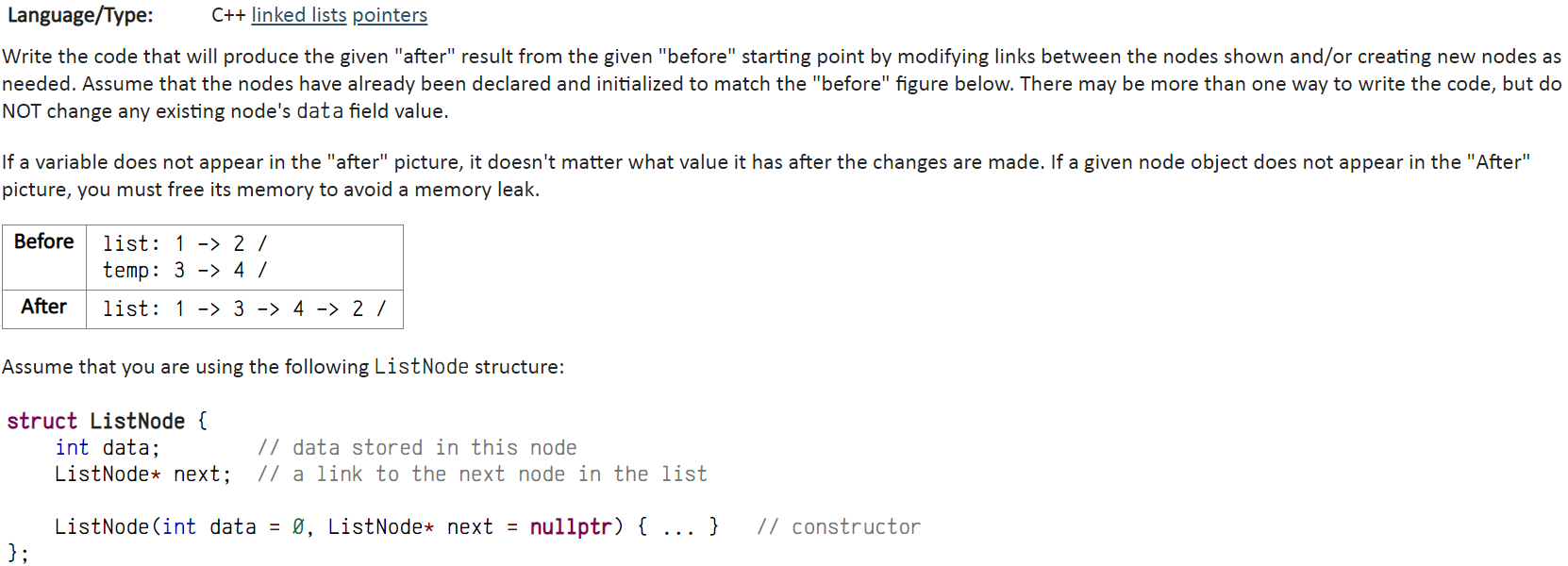 Solved Write the code that will produce the given "after" | Chegg.com