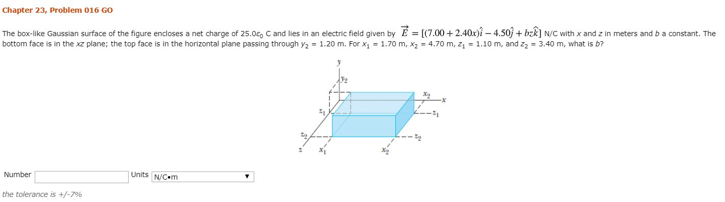 Solved Chapter 23, Problem 016 GO The box-like Gaussian | Chegg.com
