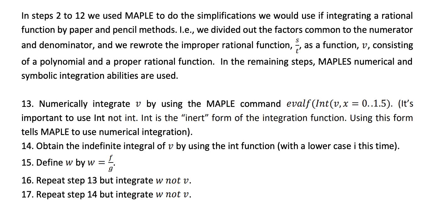 1. Log in to MyLabApps, open MAPLE and create a new | Chegg.com