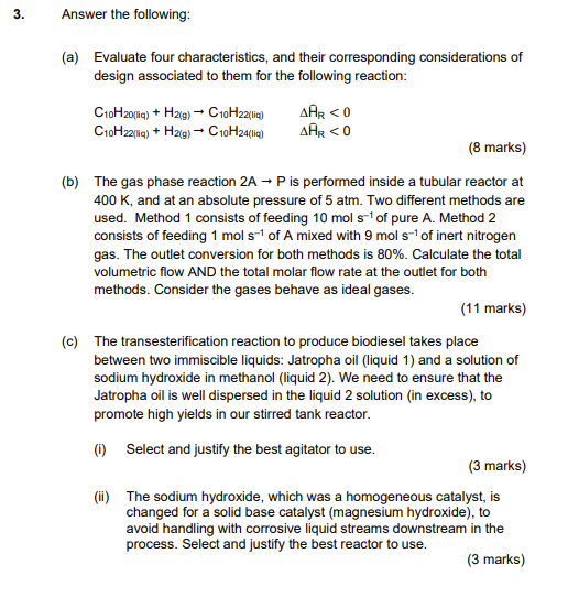 Solved Answer the following: (a) Evaluate four | Chegg.com