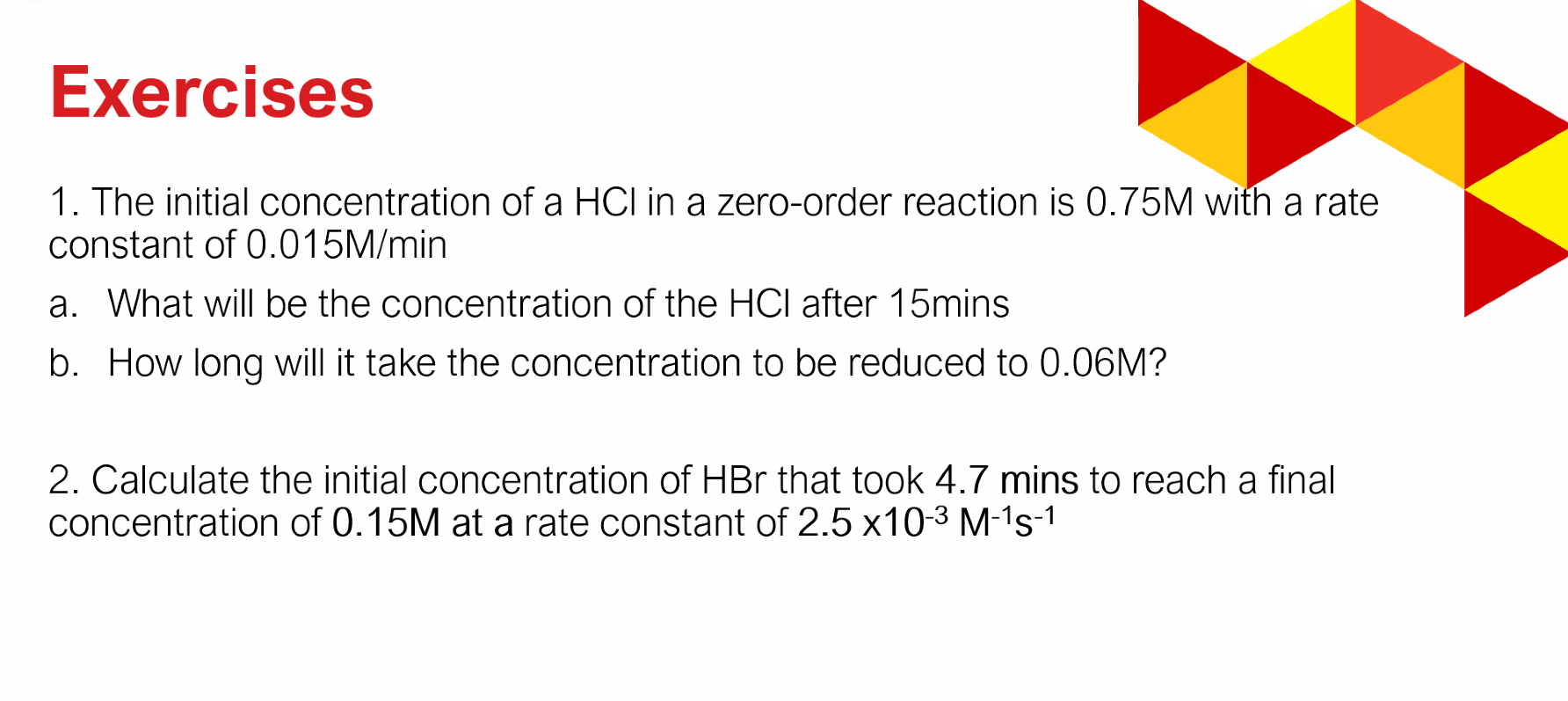 Solved Sample Problem 1. Calculate the activation energy | Chegg.com