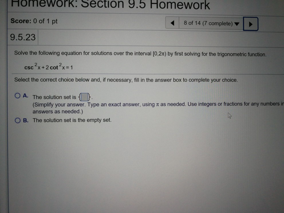 Solved Homework Section 9 5 Homework Score 0 Of 1 Pt 8 Of
