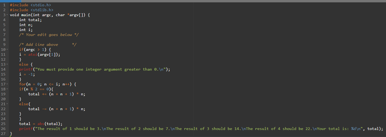 Solved 1 #include 2 #include 3 void main(int argc, char | Chegg.com