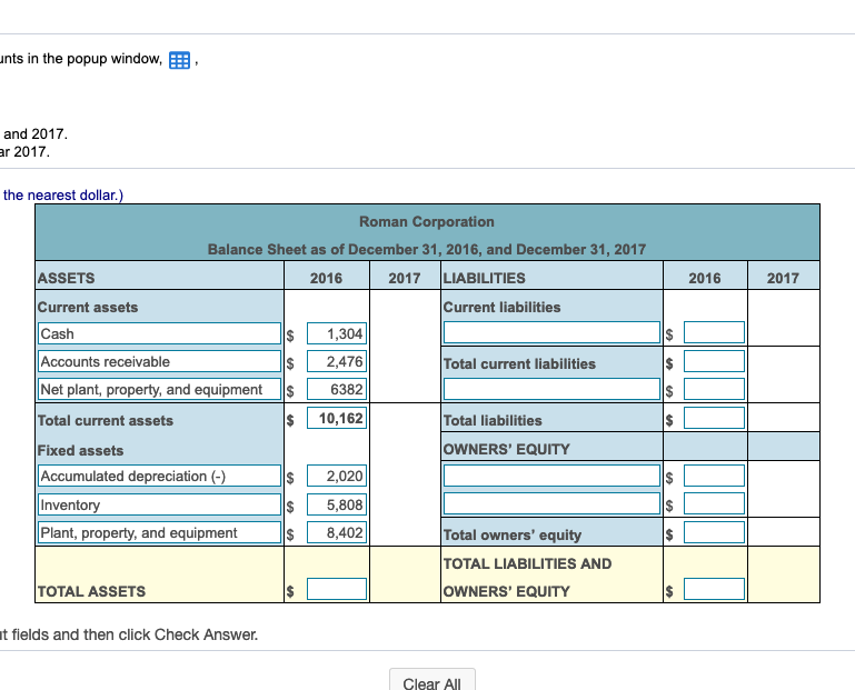 Solved Balance sheet. From the following balance sheet | Chegg.com