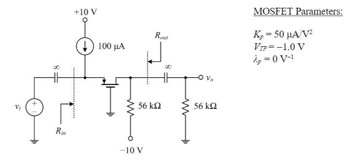 Solved Solve for the MOSFET’s transconductance parameter | Chegg.com