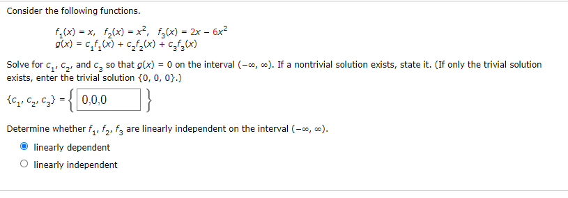 Solved The given two-parameter family is a solution of the | Chegg.com