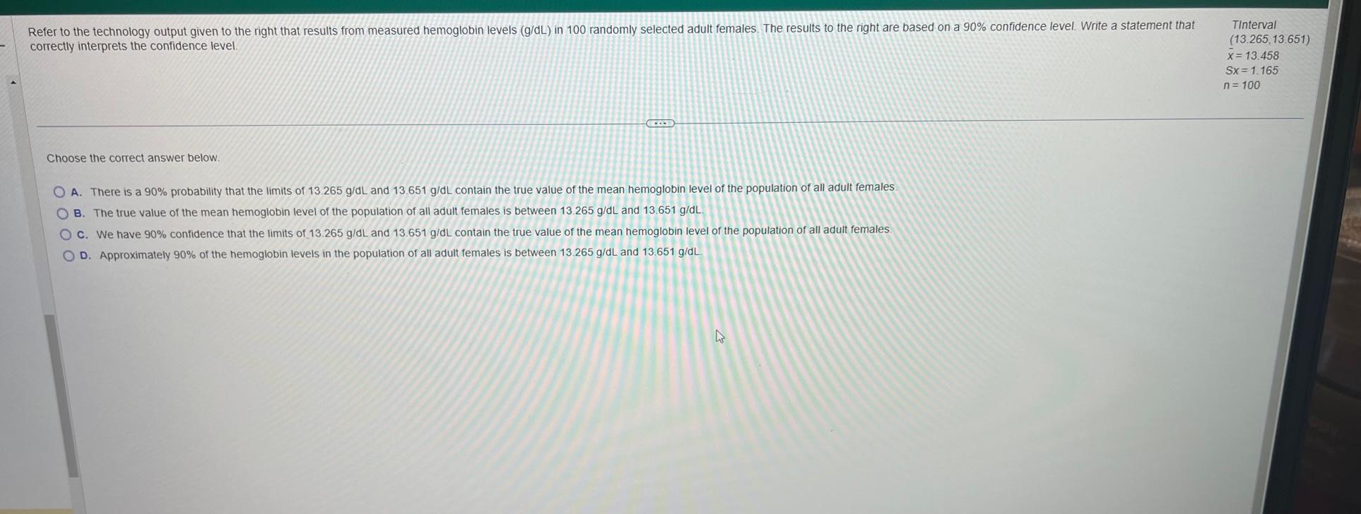Solved Refer to the technology output given to the right | Chegg.com
