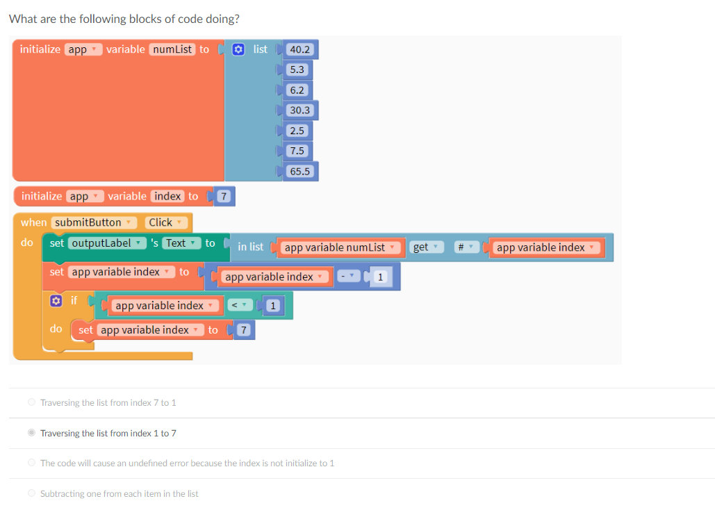 Solved What is displayed by the 'outputLabel' after the | Chegg.com