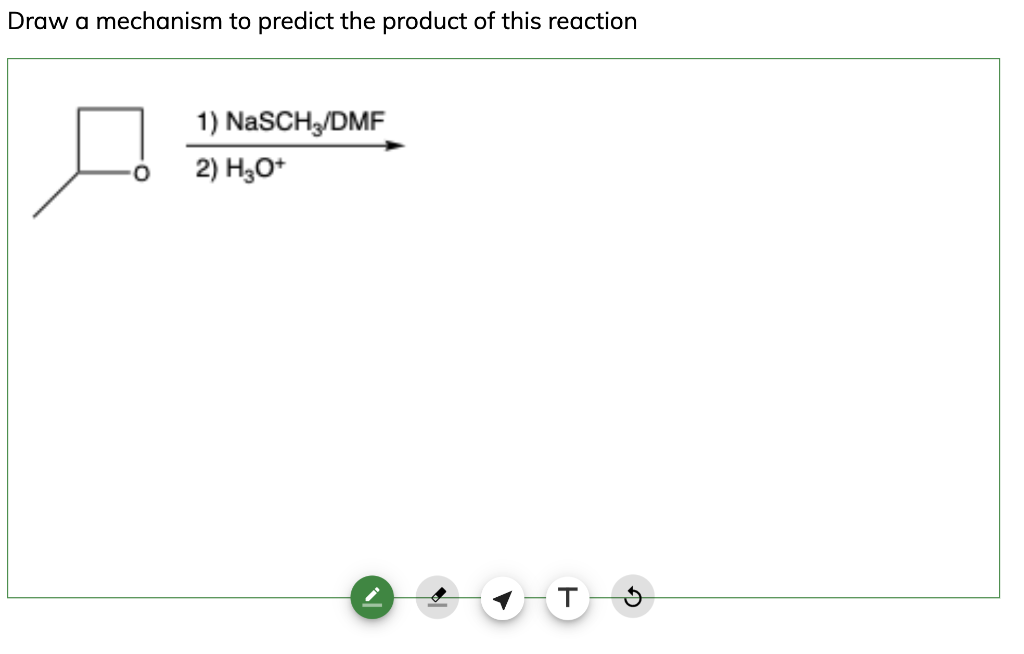 Solved Draw a mechanism to predict the product of this | Chegg.com