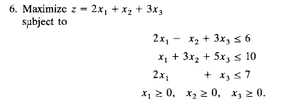 Solved For each of the primal linear programming problems in | Chegg.com