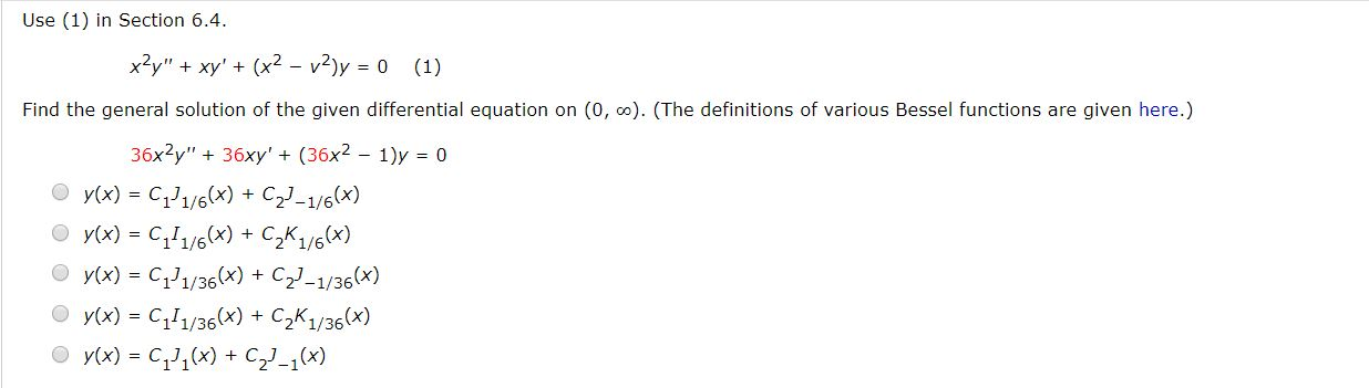 Solved Use (1) in Section 6.4 x2y" xy' (x - v2)y (1) 0 Find | Chegg.com