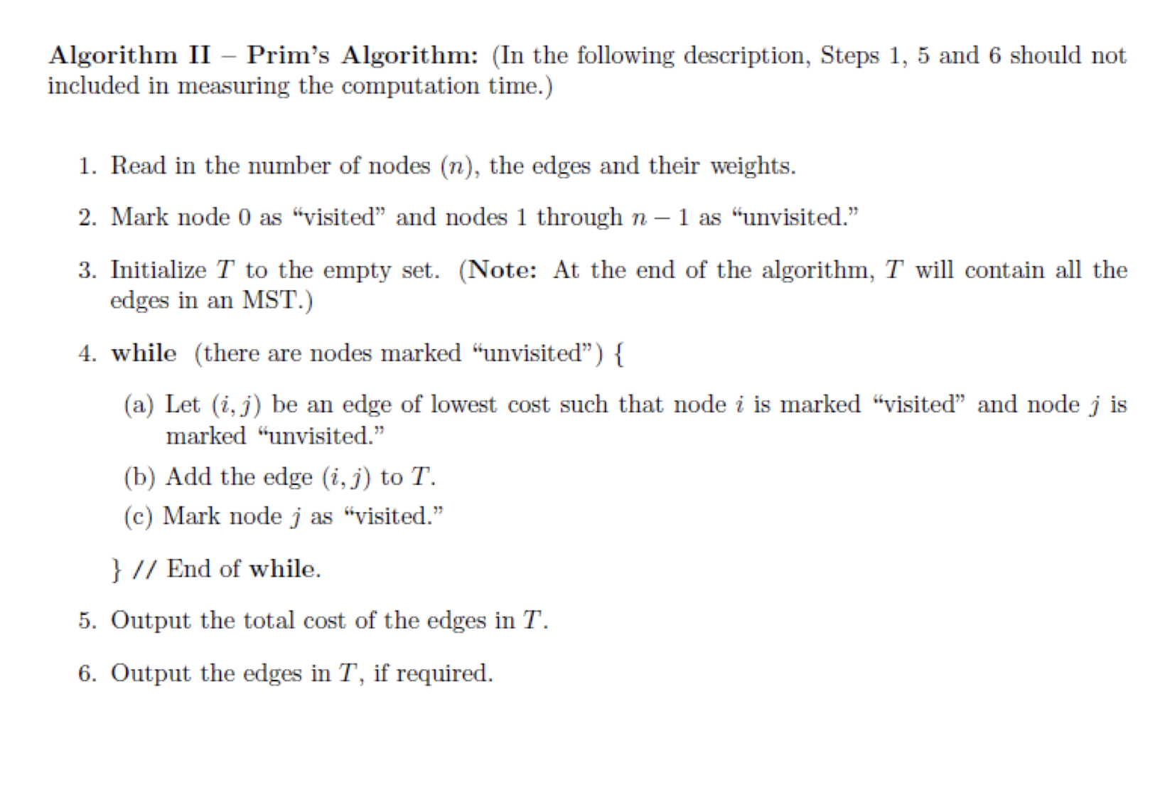 Solved Pseudo Codes For The Two Algorithms In Specifying The 6988