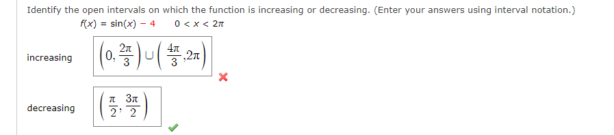 Solved Identify the open intervals on which the function is | Chegg.com