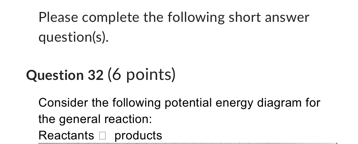 Solved Please complete the following short answer | Chegg.com