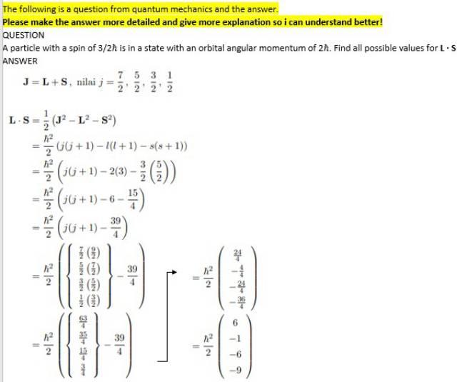 Solved The following is a question from quantum mechanics | Chegg.com